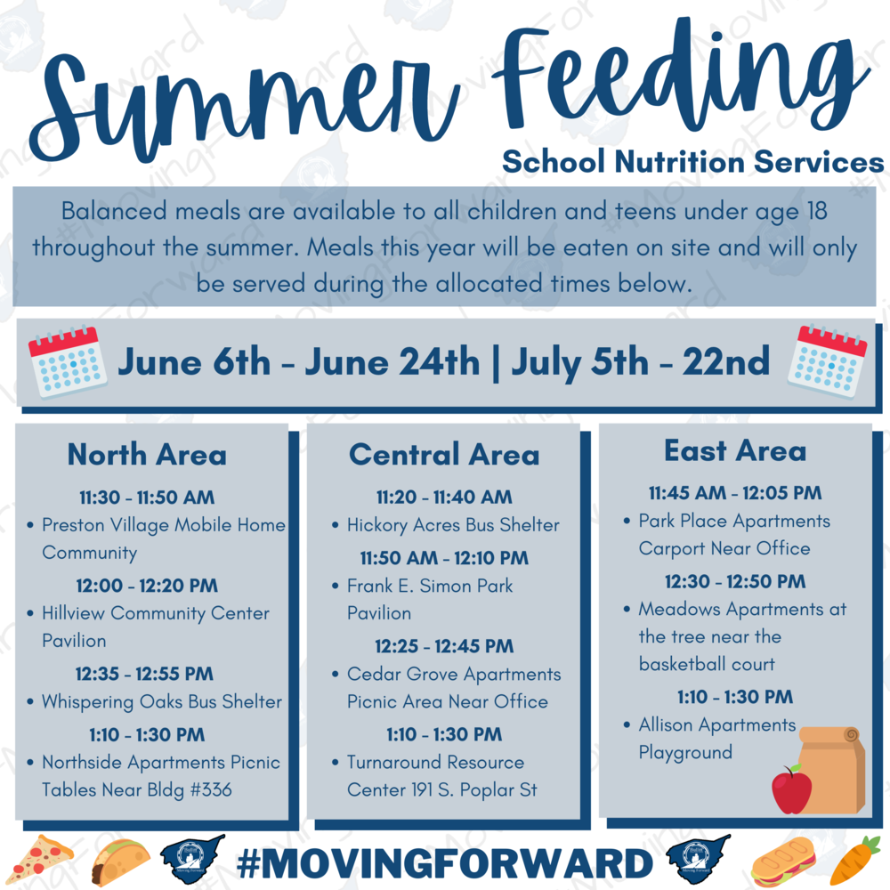 Summer Feeding and Summer Boost Programs | Bullitt Central High School